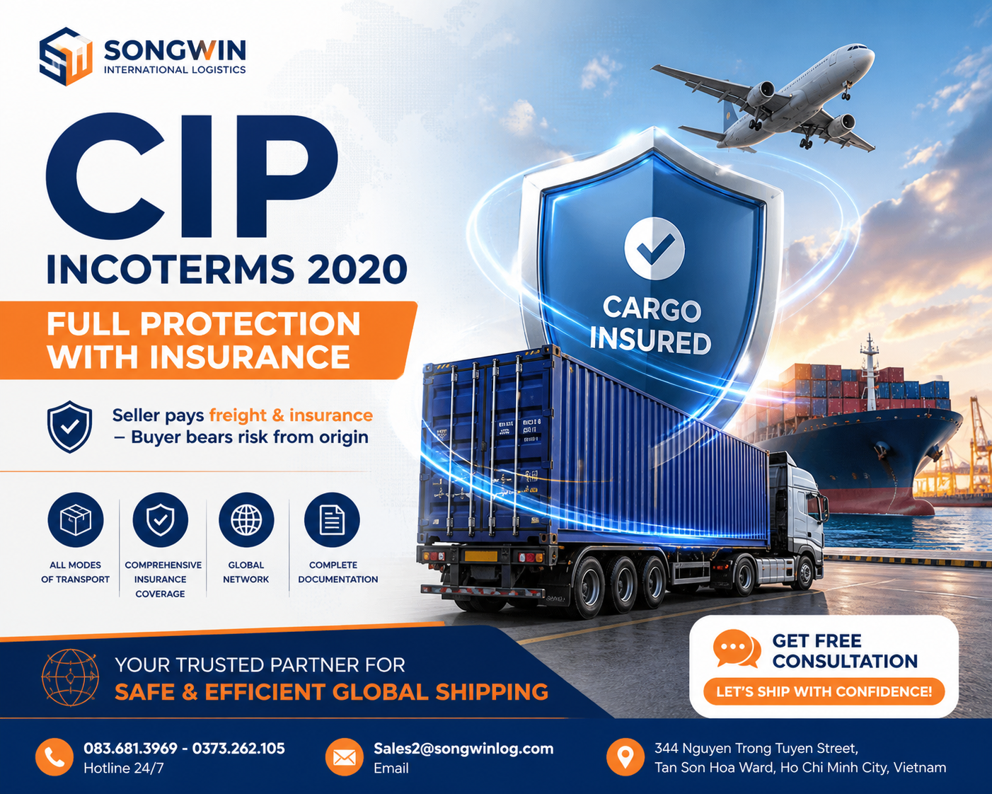 CIP INCOTERMS 2020 LÀ GÌ? PHÂN TÍCH CHI TIẾT VÀ TRÁCH NHIỆM CỦA NGƯỜI ...